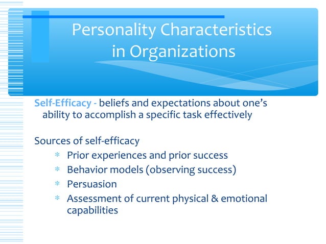 Personality, perception and attitudes | PPT | Career Advice | Careers