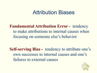 Understanding Personality, Perception, and Attribution: Insights for ...