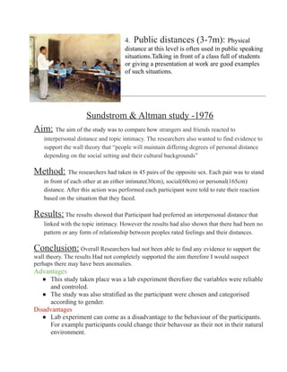 Personal Space Document | PDF