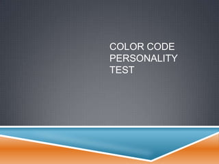 Personality | PPT