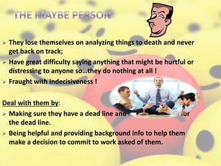 Handling Different Personalities | PPTX