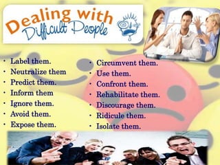 Handling Different Personalities | PPTX