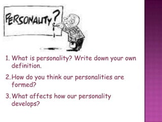 Personality presentation 2013 | PPT