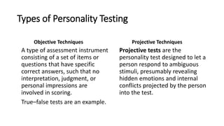 Personality presented by rustam | PPTX
