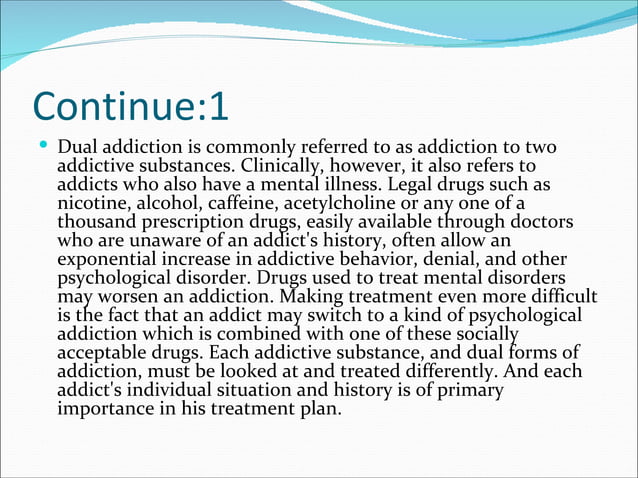Personality profile for drug addicts and non addicts in | PPT