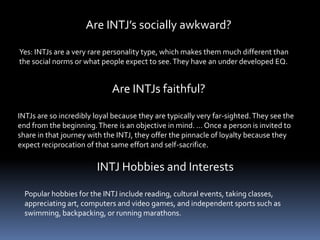 Personality Profiling Briggs Myers INTJ | PDF