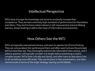 Personality Profiling Briggs Myers INTJ | PDF