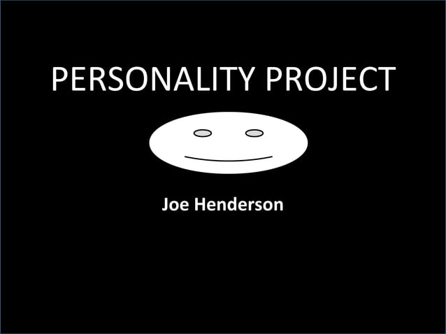 Personality Project | PPT | Mental Health | Diseases and Conditions
