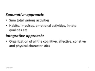 PERSONALITY: HUMAN LIFE AND STYLE FOR BEING | PPT