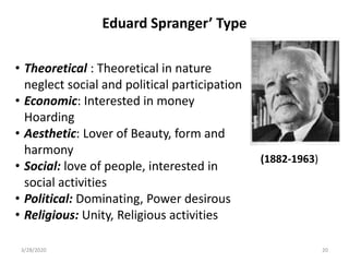 PERSONALITY: HUMAN LIFE AND STYLE FOR BEING | PPT