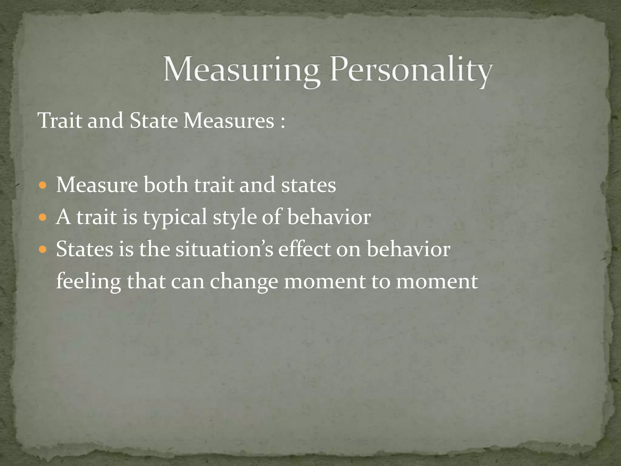 Personality & sports | PPTX