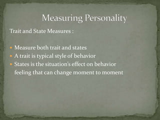 Personality & sports | PPTX