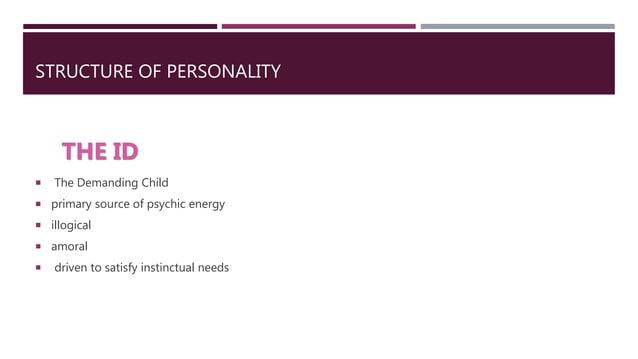 Personality structure | PPT