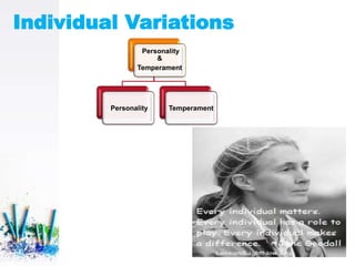 Personality & temprament individual variation | PPT