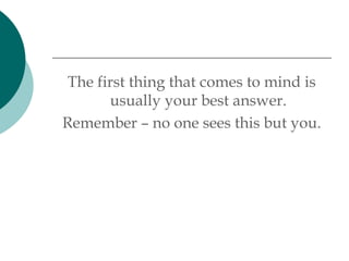 Personality test | PPT