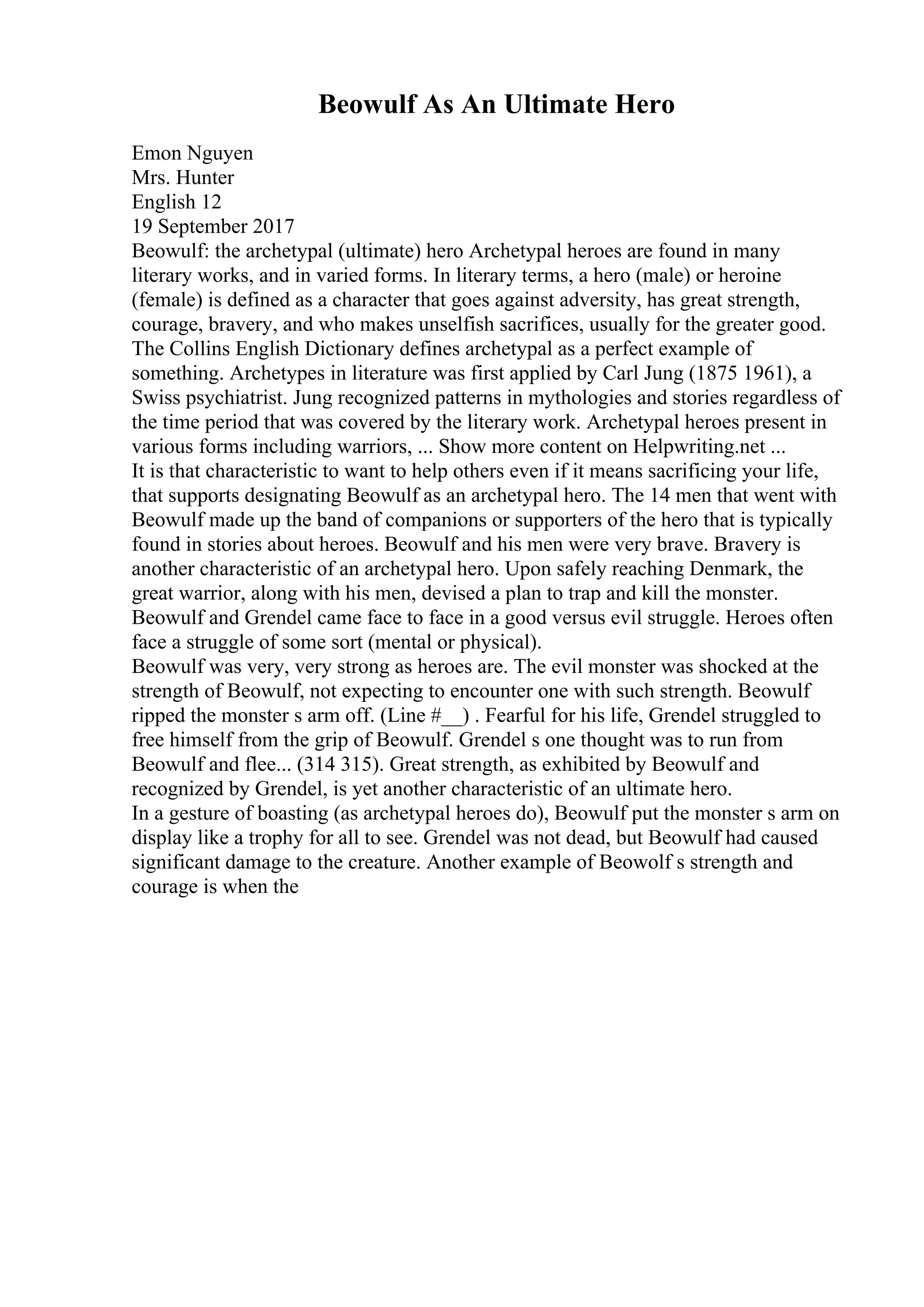 Personality Test Essay | PDF