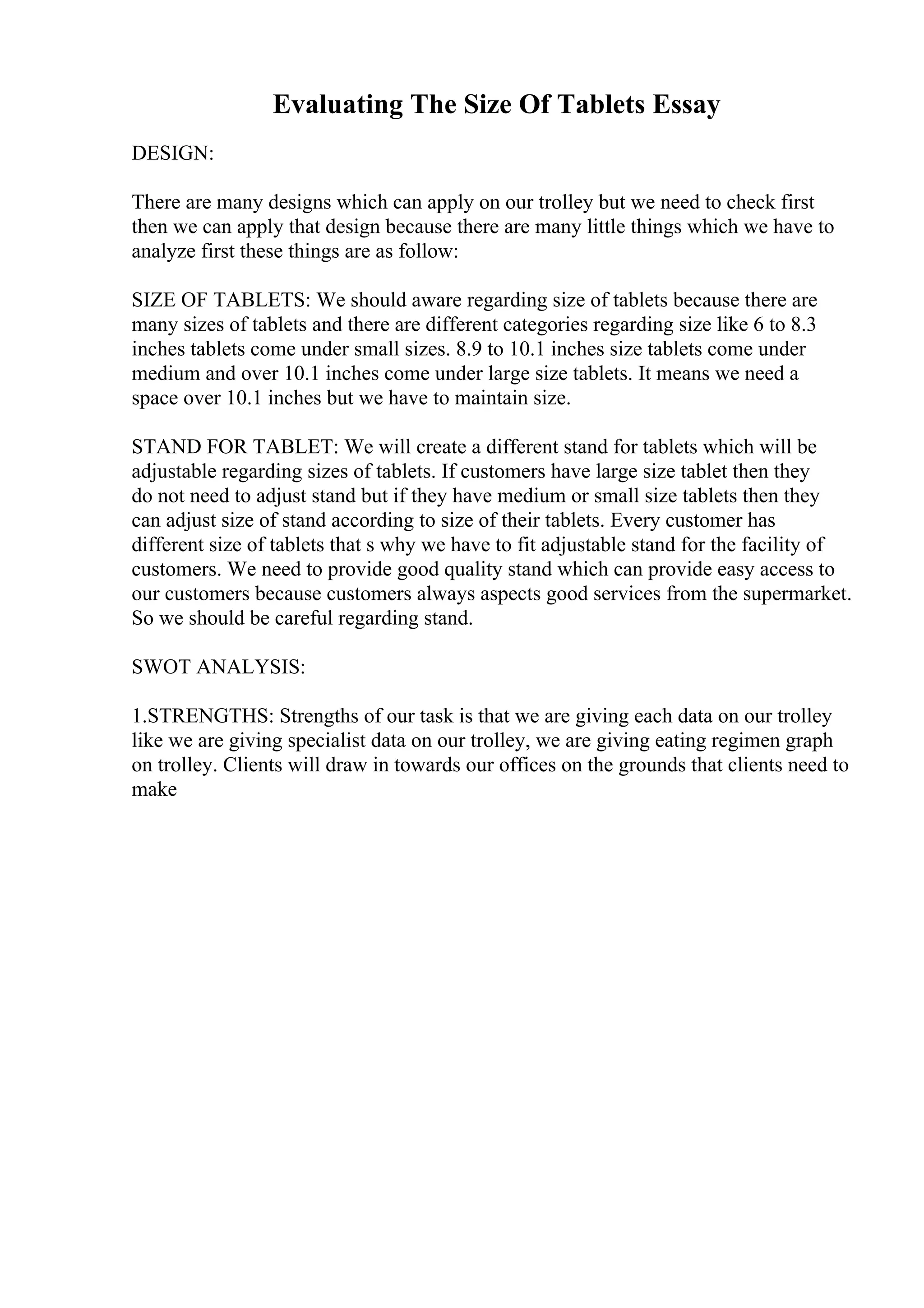 Personality Test Essay | PDF