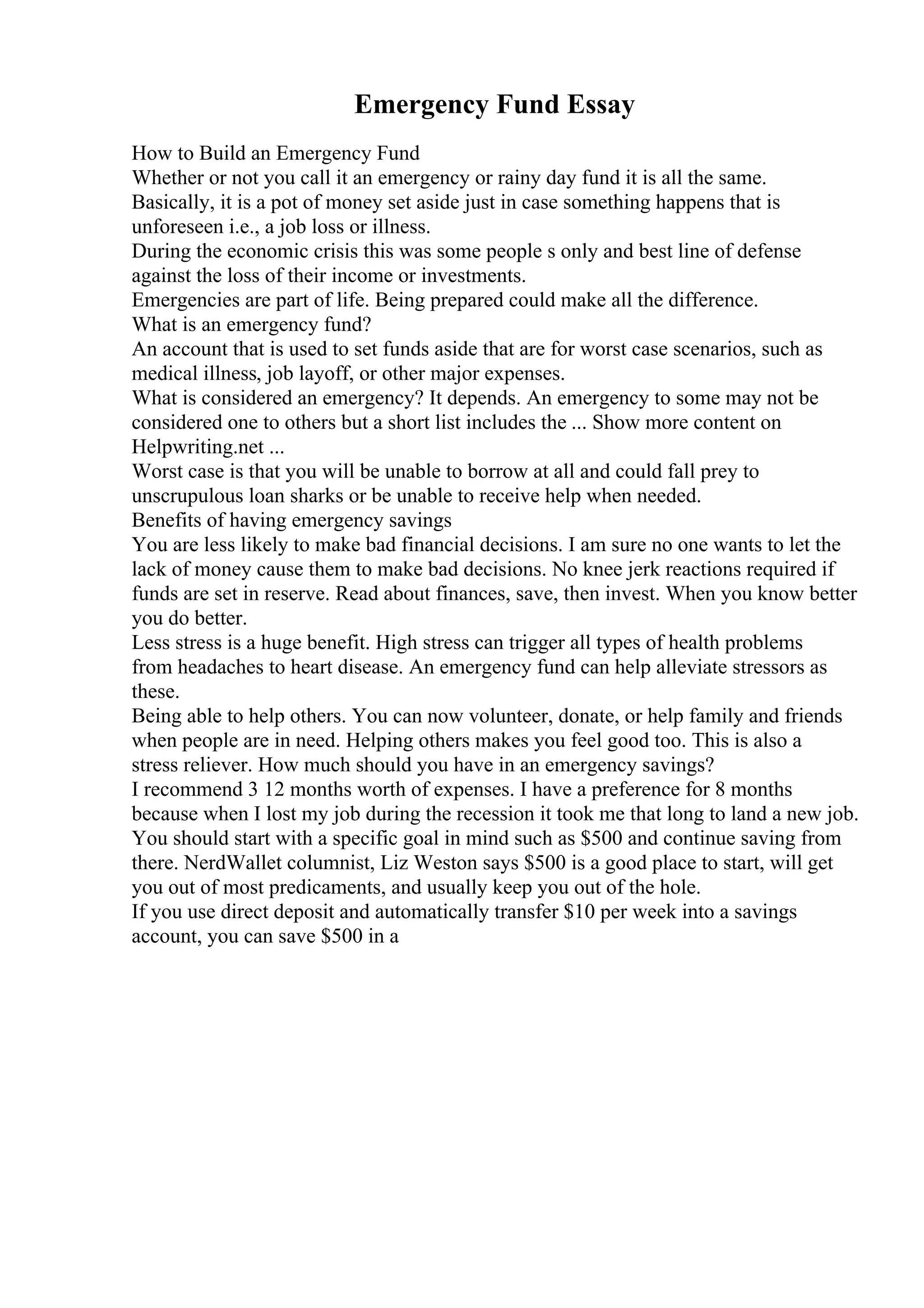 Personality Test Essay | PDF