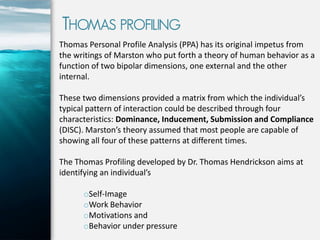 Personality tests list | PDF