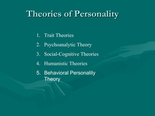 Personality theories | PPT