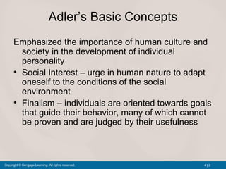 Personality theory ppt ch04 adler individual psychology | PPT