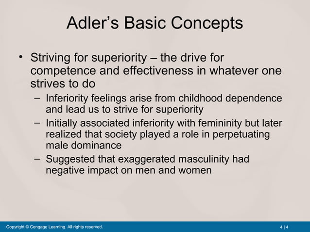 Personality theory ppt ch04 adler individual psychology | PPT | Science