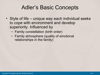 Personality theory ppt ch04 adler individual psychology | PPT