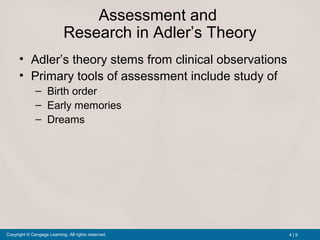 Personality theory ppt ch04 adler individual psychology | PPT