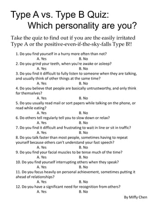 Personality Today! | PDF