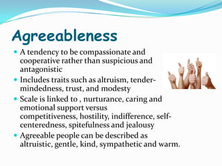 Personality traits | PPTX