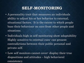 Personality traits | PPTX | Mental Health | Diseases and Conditions