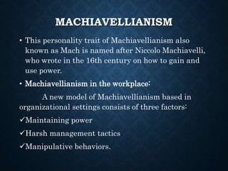 Personality traits | PPT