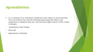 personality traits of psychology in subject | PPT