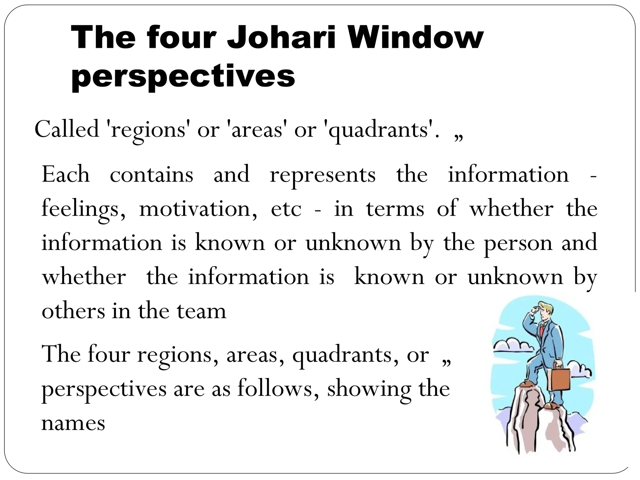 Personality Traits and Types Johari window.ppt