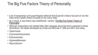 PERSONALITY TRAITS & DISORDERS.pptx