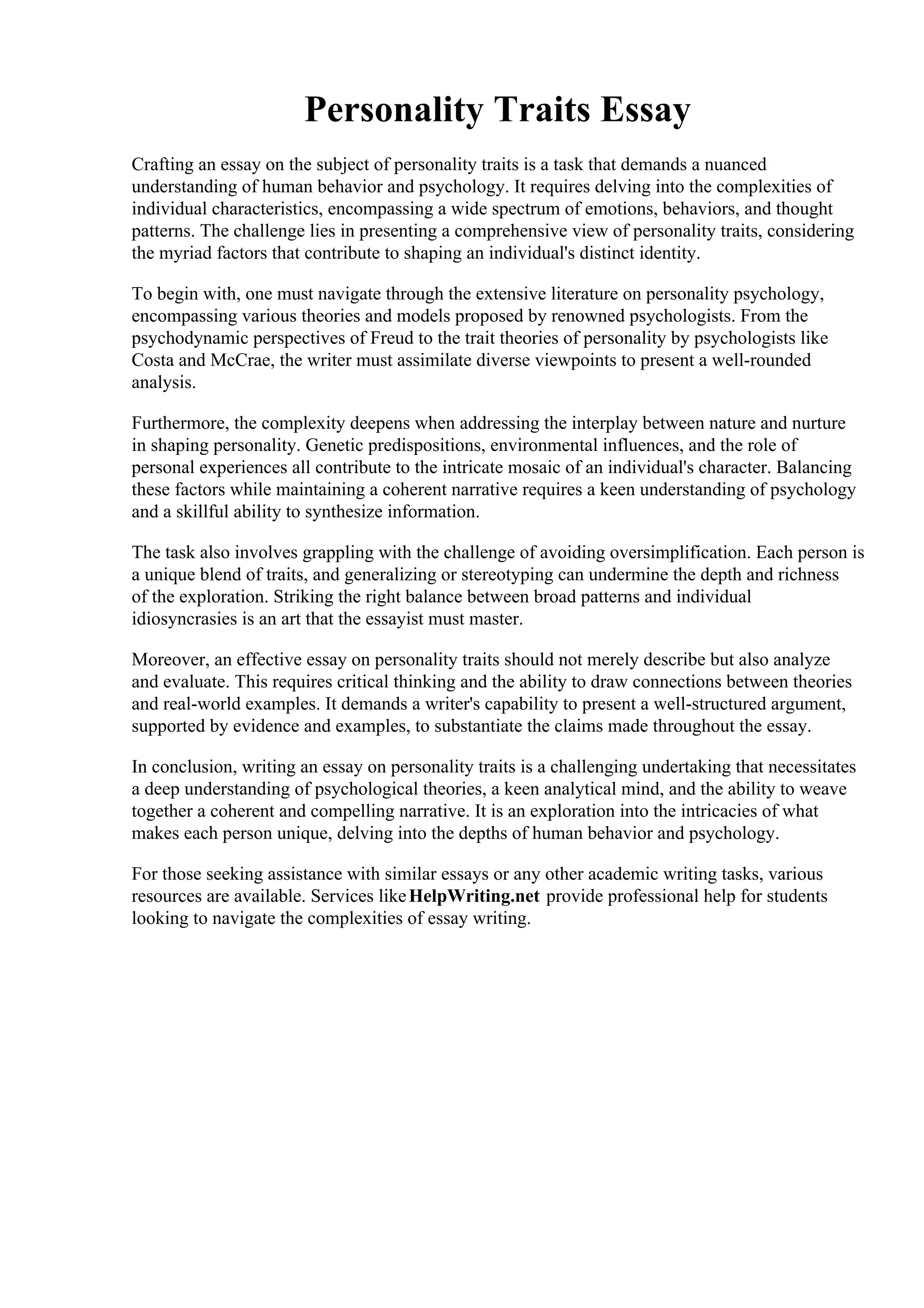 Personality Traits Essay.pdf