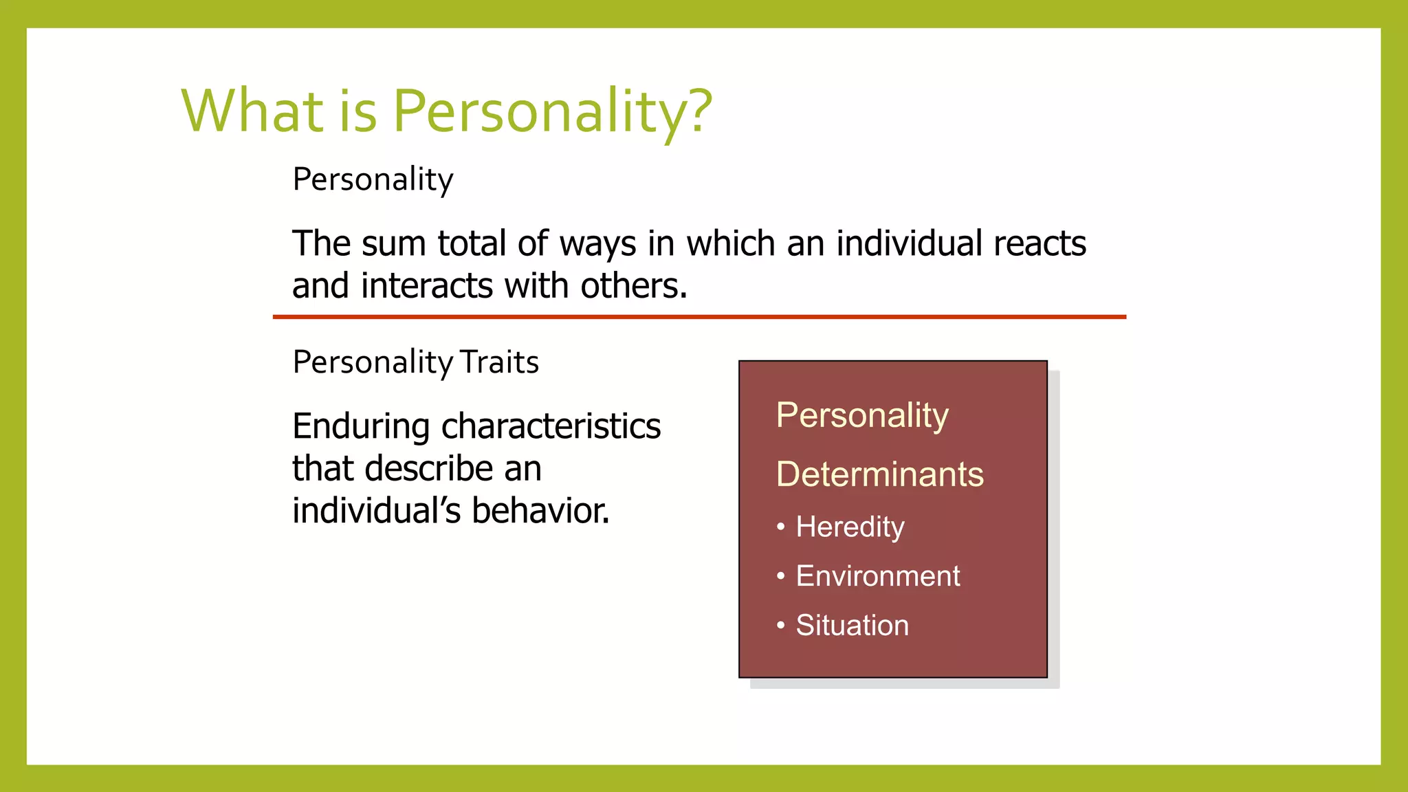 Personality type test, emotion and its type, Major Personality ...