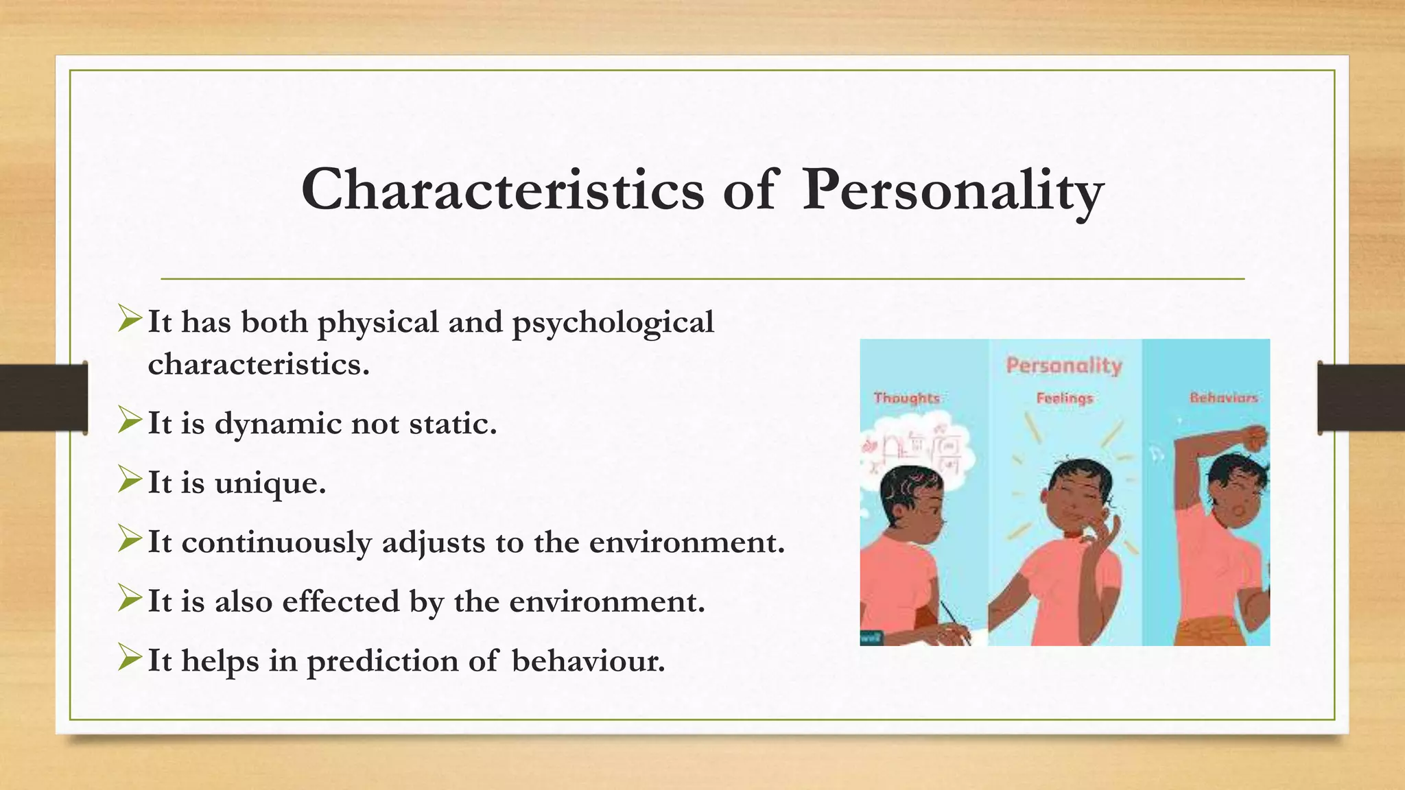 Personality, type and trait theory | PPTX
