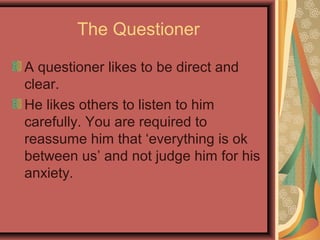 Personality Types | PPT