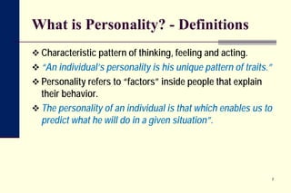 Personality Types | PDF