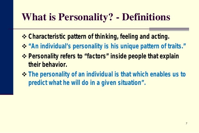 Personality Types