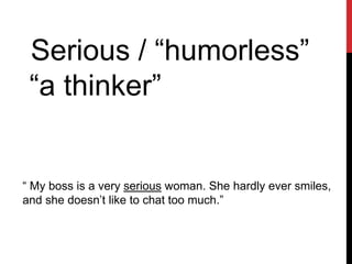 Personality Types (Revised) | PPT