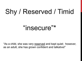 Personality Types (Revised) | PPT