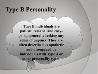 Type A, B & C Personalities | PPTX