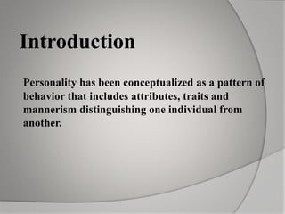 Type A, B & C Personalities | PPTX