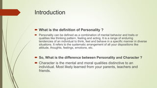 Personality types | PPT