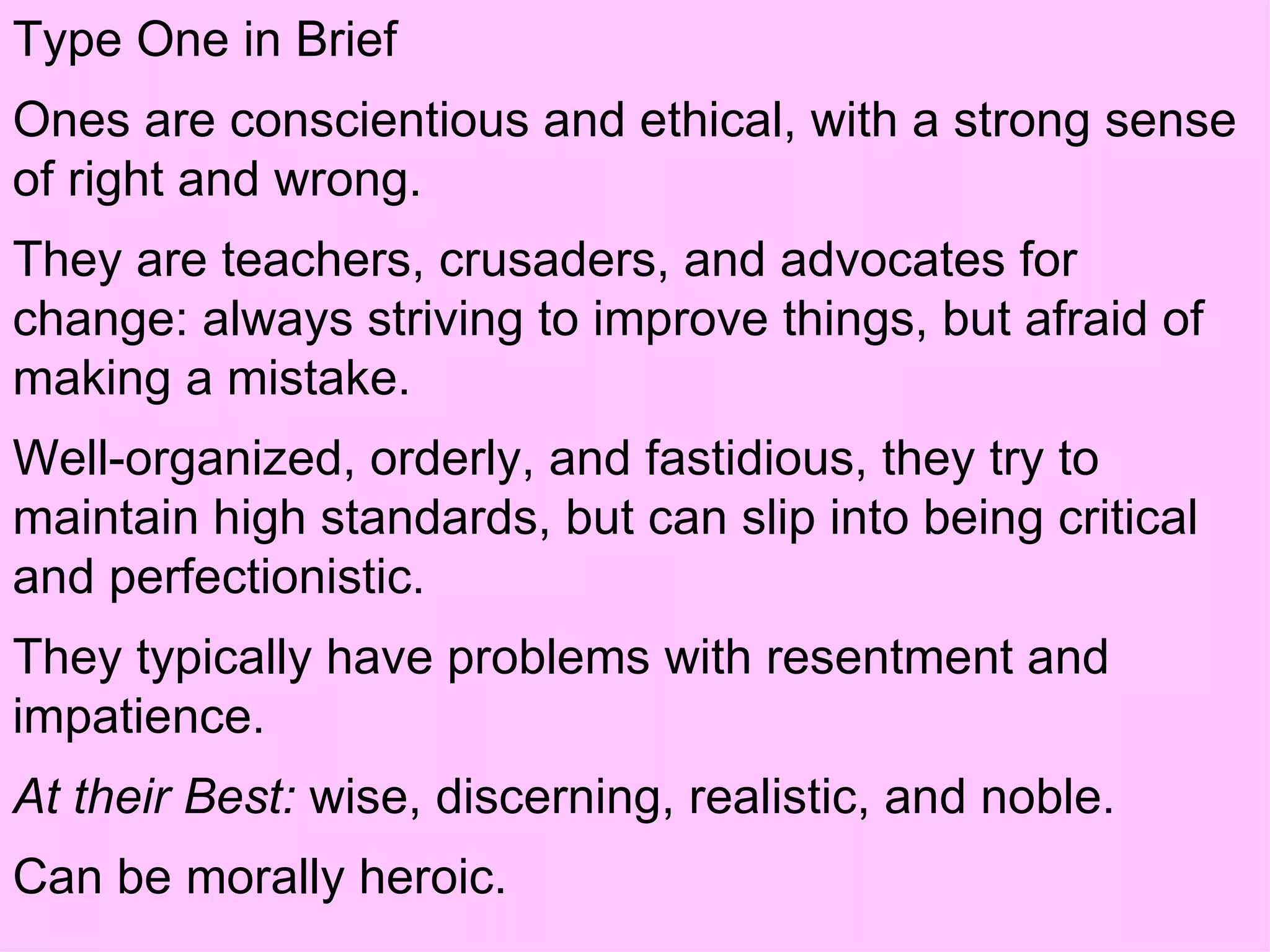 Personality types temperament types | PPT