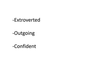 ESL: Personality Types, Part 2 | PPTX