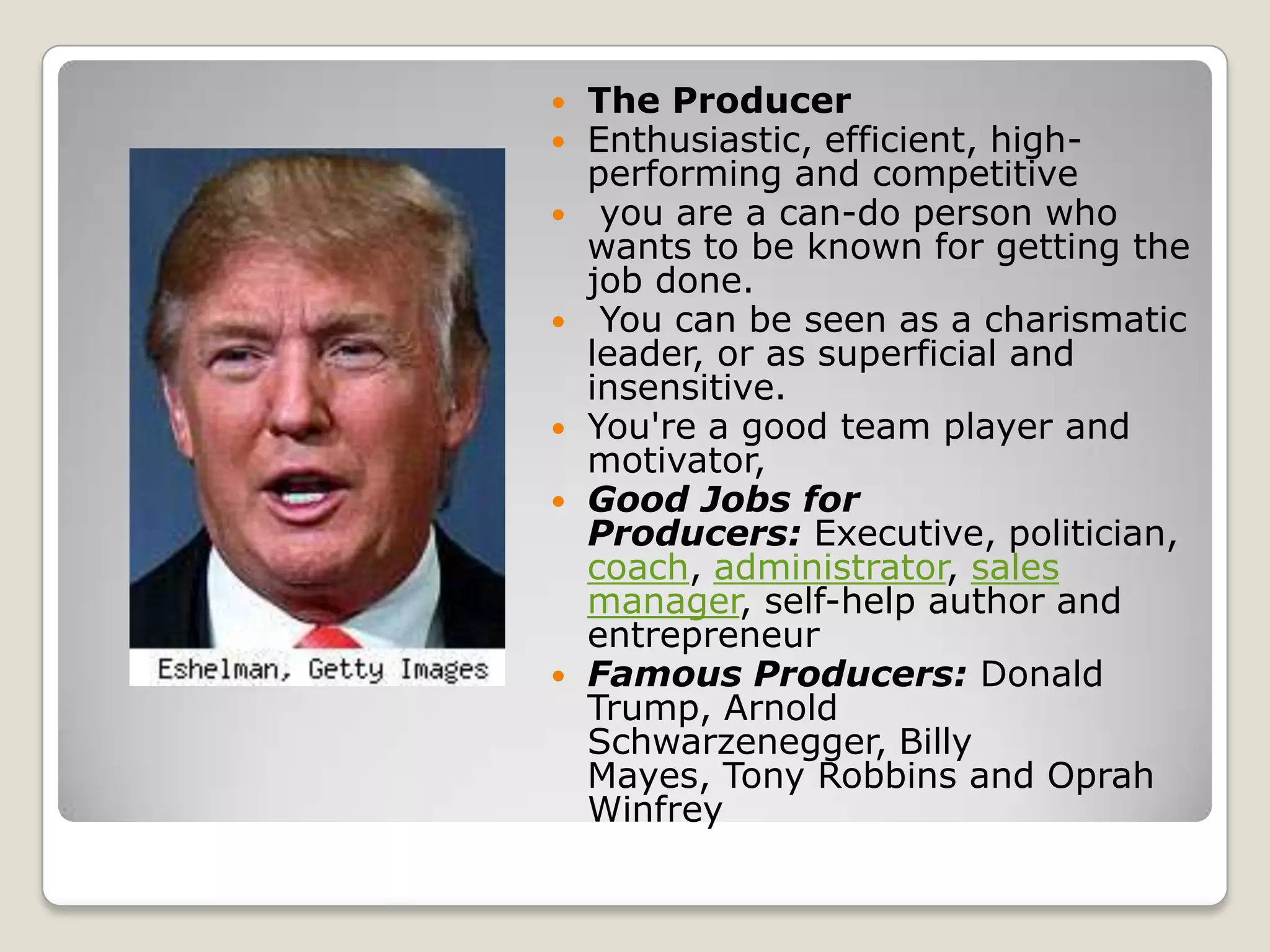 Personality types at work | PPT