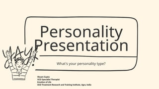 Personality Types: Understanding Human Behavior & Traits | PPTX
